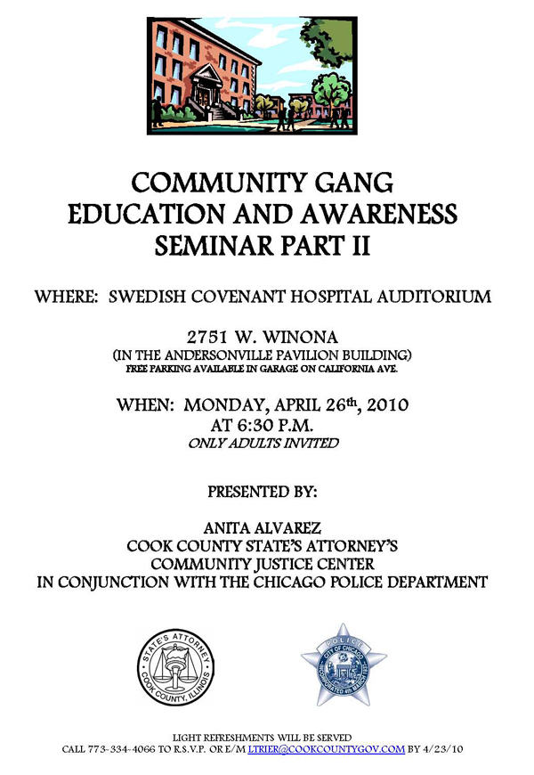 Uptown Update: Gang Awareness Seminar, Part 2